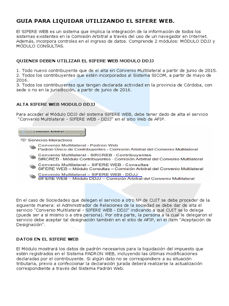 Guia Sifere Web | PDF | Archivo de computadora | Red mundial