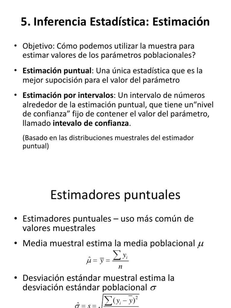 Estimacion | PDF | Estimador | Teoría de la estimación