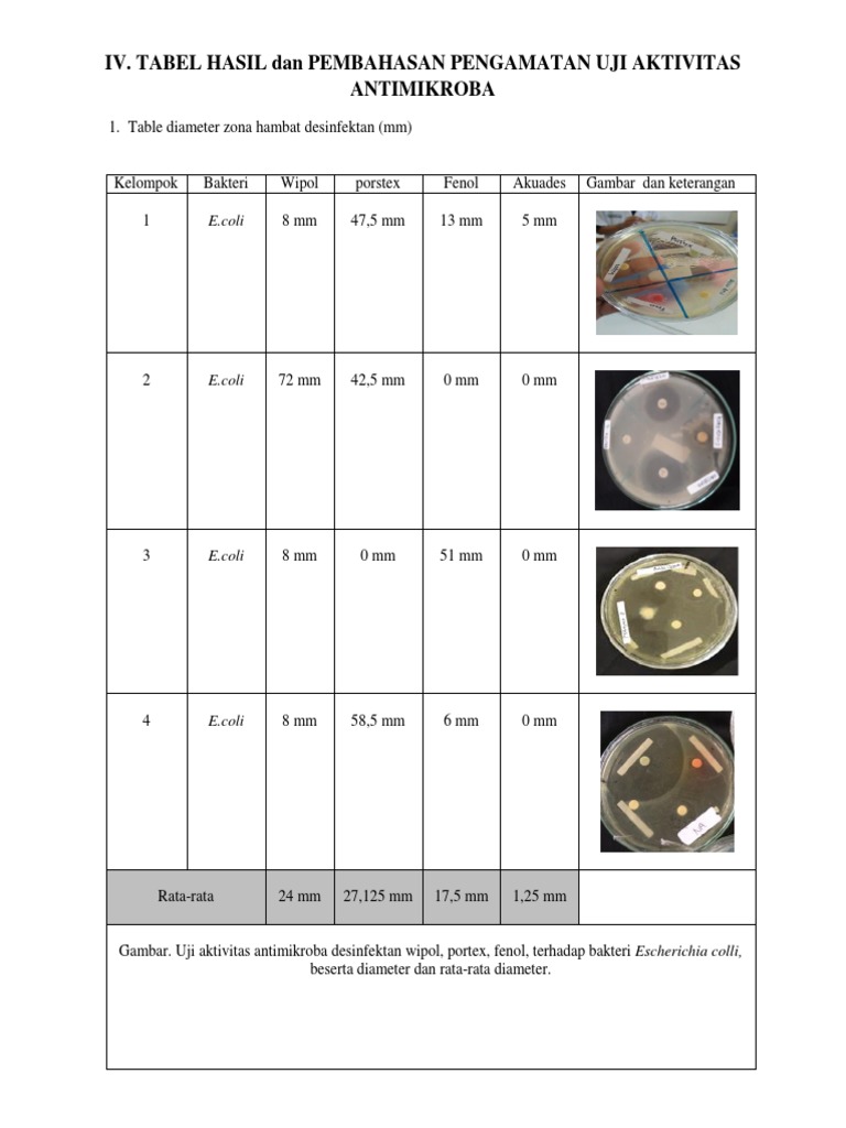Uji Aktivitas Mikroba Fix | PDF