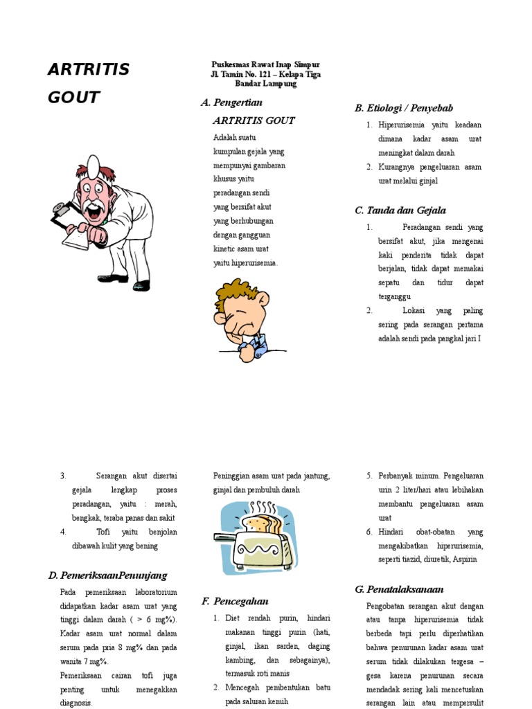 Leaflet Gout | PDF