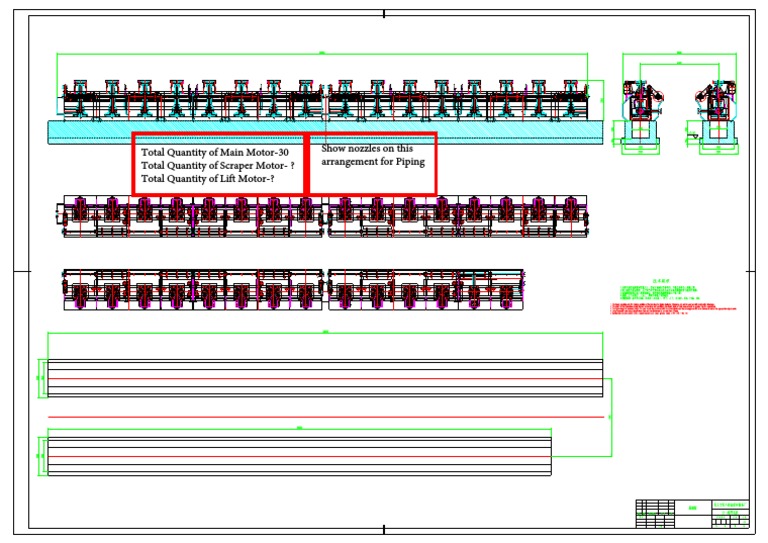 Flotation Machine Foundation Drawing | PDF