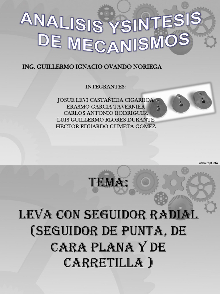 3 1 1 Leva Con Seguidor Radial Equipo 4 | PDF | Ingeniería mecánica ...