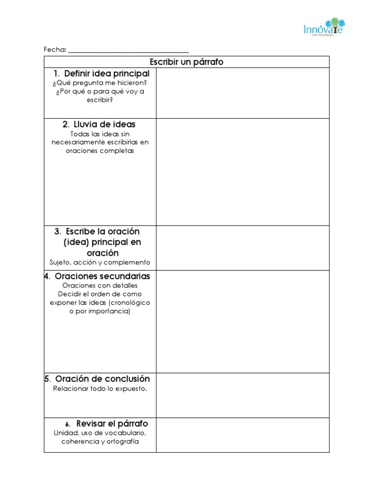 Guía para Escribir un Párrafo Efectivo | PDF