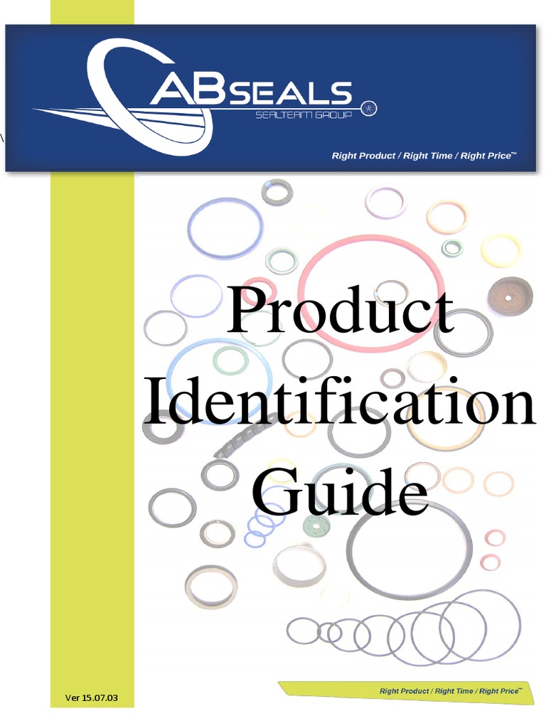 AB Seals Product Identification Guide Ver 150715 | PDF | Chemistry | Chemical Substances
