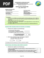 RA 11261 Form 1 - Barangay Certification | PDF