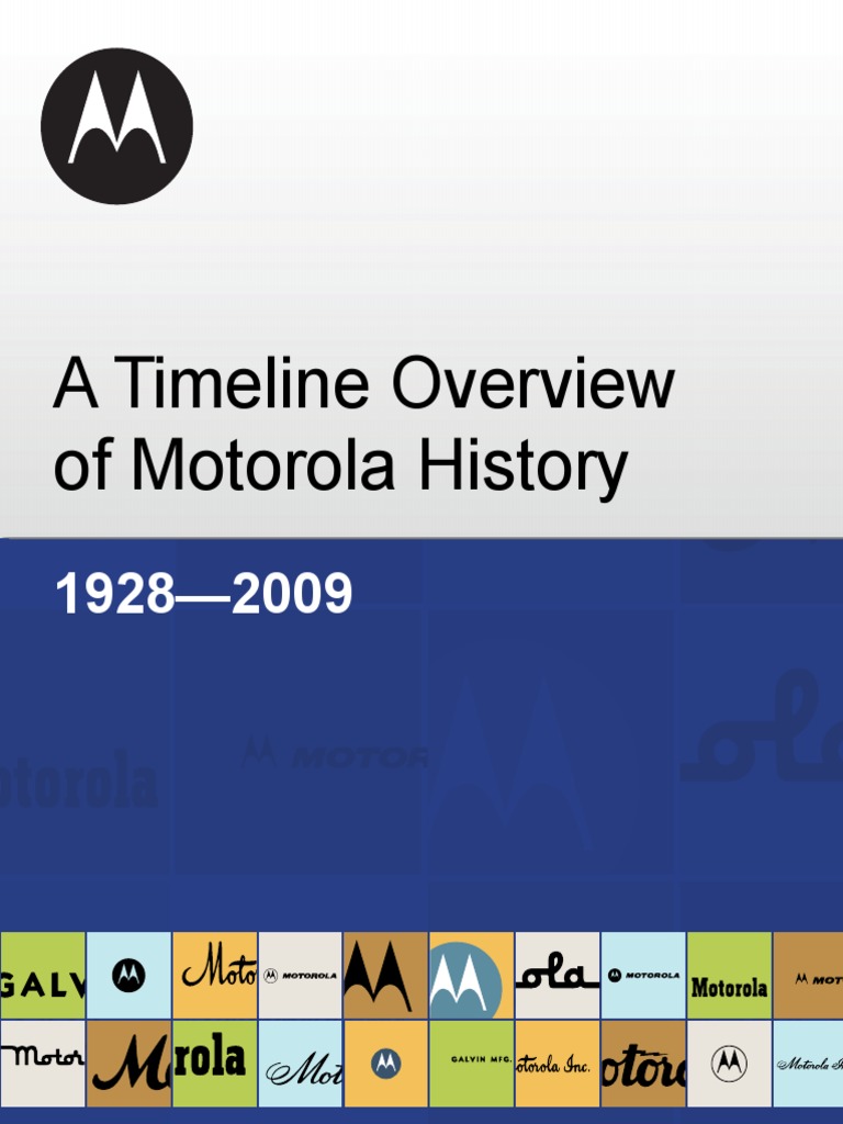 History Motorola Timeline Overview 1p06mb 20 PDF | PDF | Motorola ...