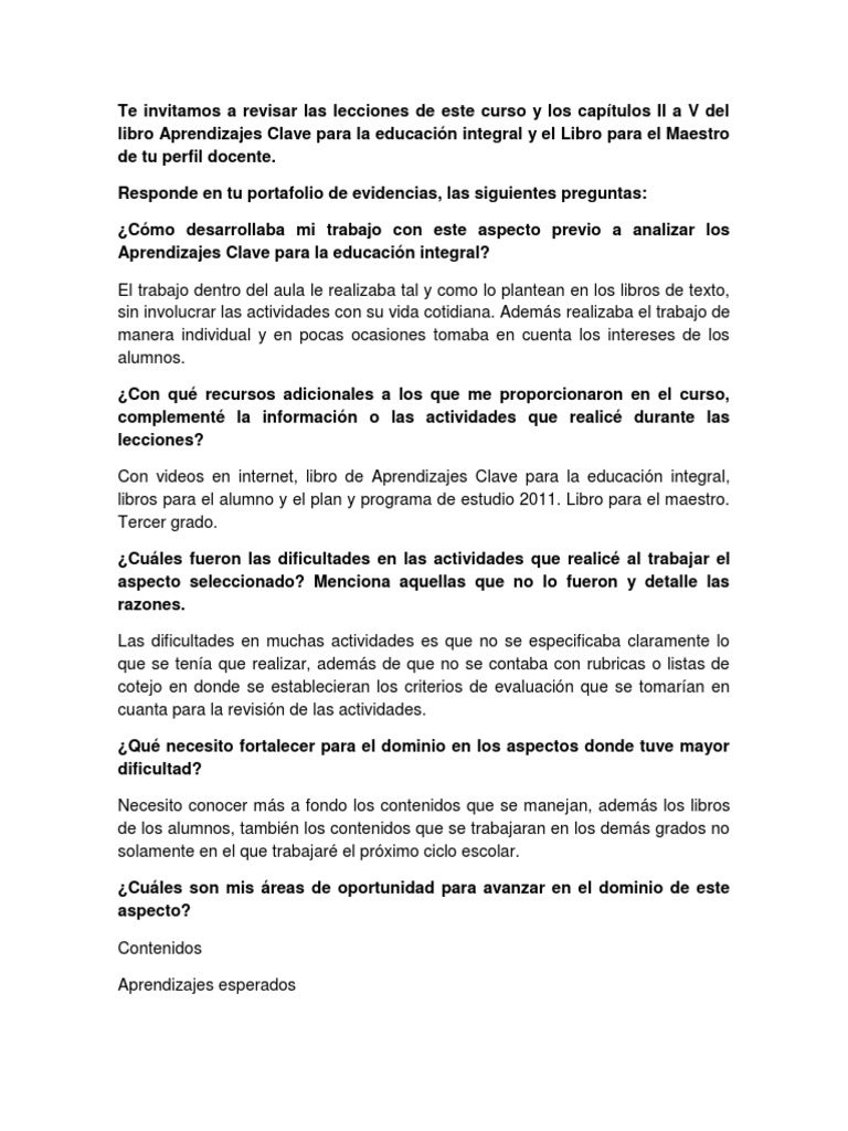 Actividad 1. Mi Plan de Acción | PDF | Evaluación | Aprendizaje