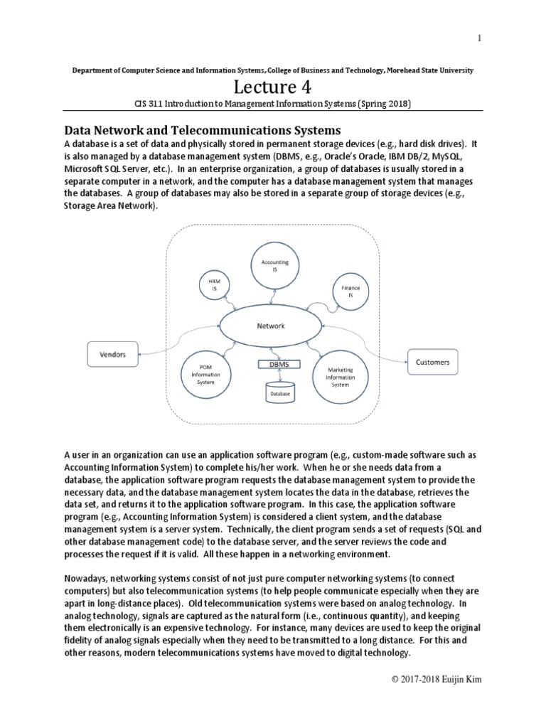 Data Network and Telecommunications Systems | PDF | Computer Network | Databases