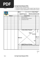 OPPM Borang Kosong | PDF