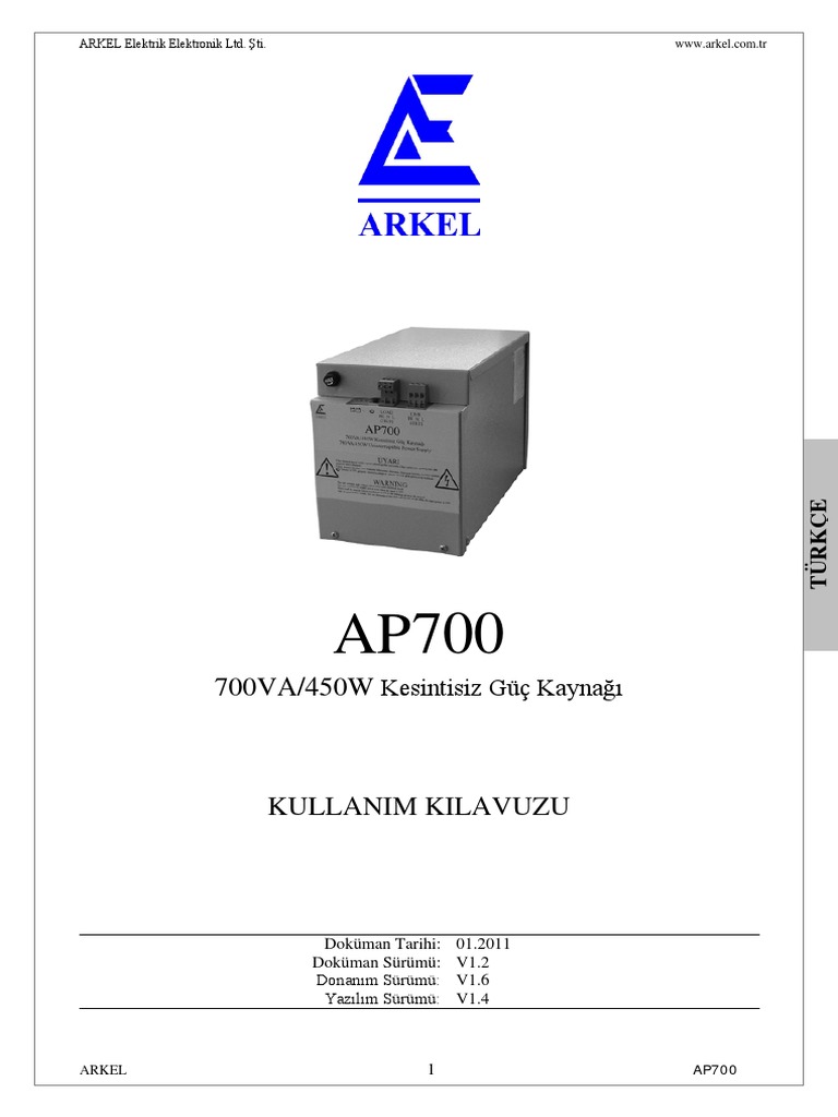 Ap700 User Manual v12 | PDF