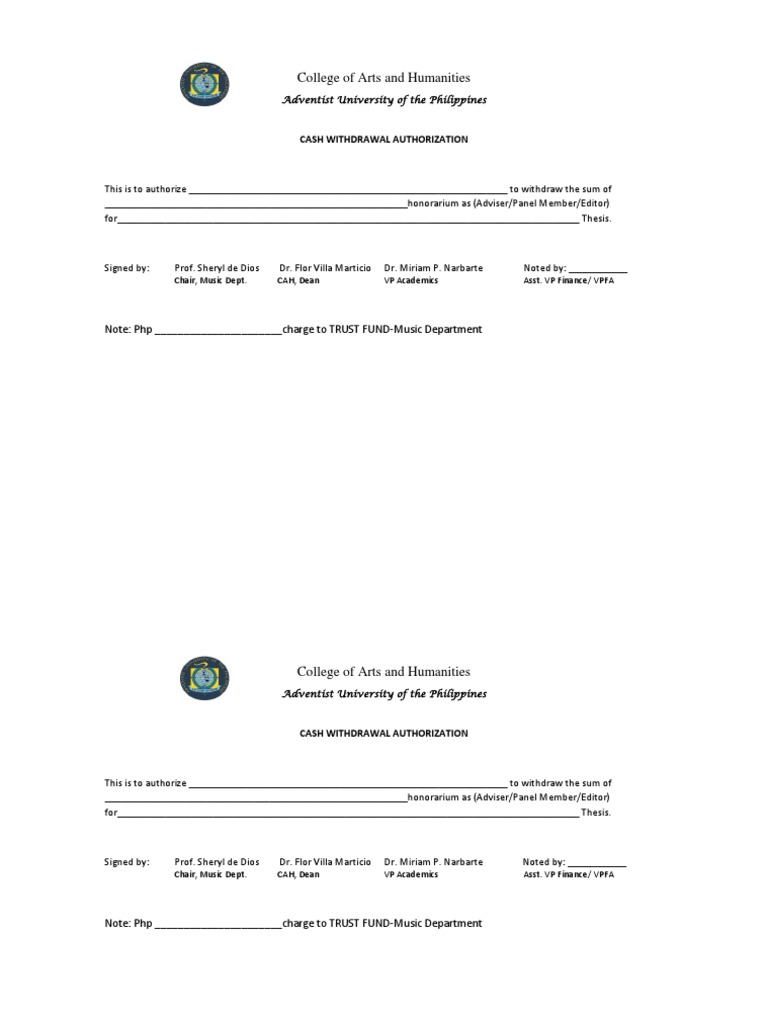 Cash Withdrawal Receipt For Research | PDF
