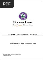 Meezan Bank Schedule of Charges PDF | PDF | Fee | Letter Of Credit