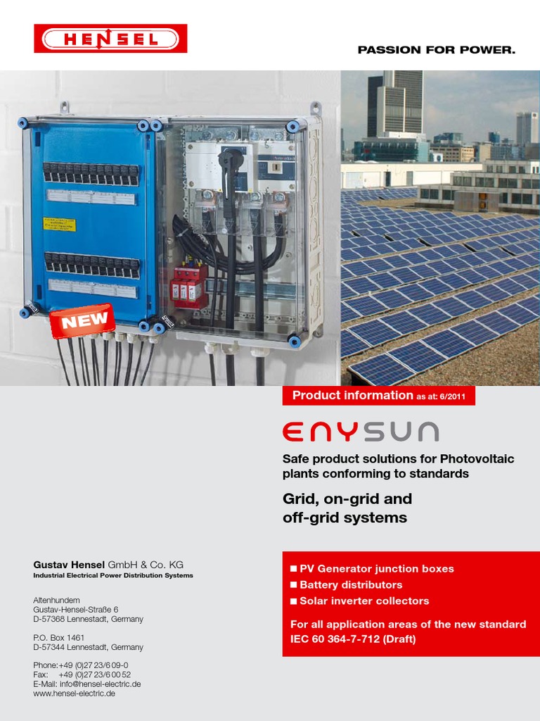 Enysun | PDF | Photovoltaic System | Photovoltaics
