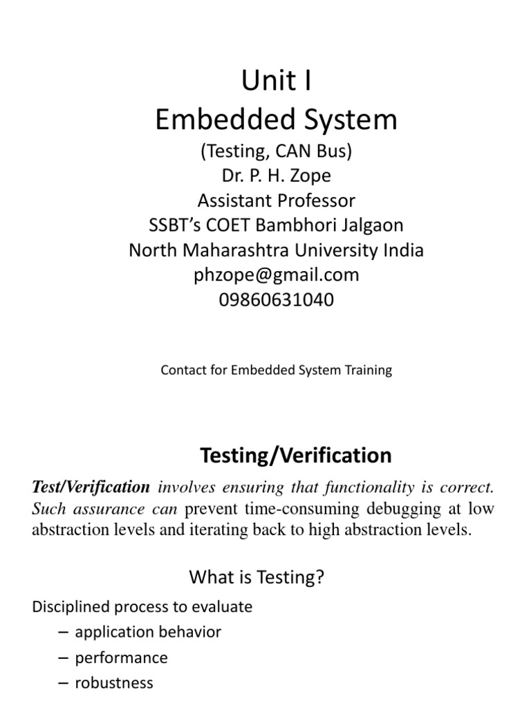 Unit I Testing | PDF | Software Testing | Computer Network