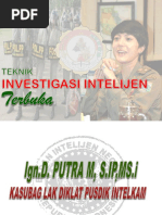 Teori Dasar Intelijen dan Fungsinya | PDF