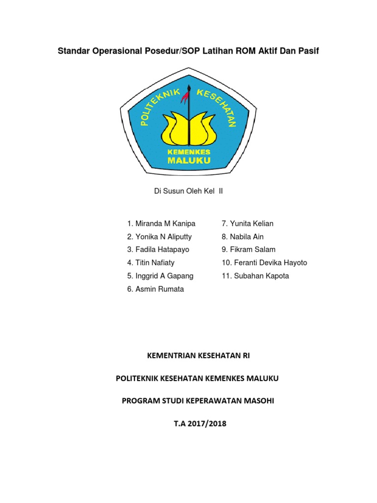 Sop Latihan Rom | PDF