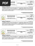 Formato Planilla Llegadas Tarde | PDF