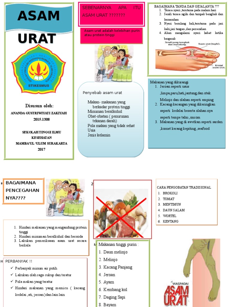 Leaflet Asam Urat | PDF