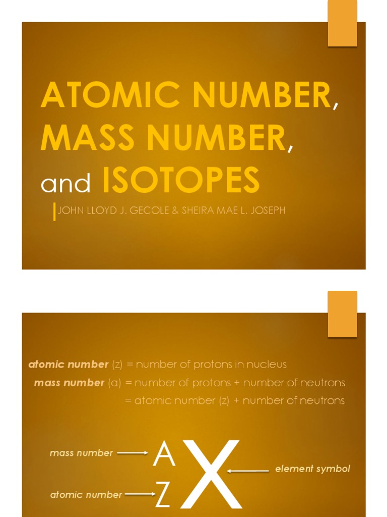 Atomic Numbers and Isotopes Explained | PDF | Ion | Ionic Bonding