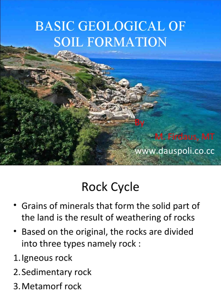 Basic Geology of Soil Formation | PDF | Rock (Geology) | Natural Materials