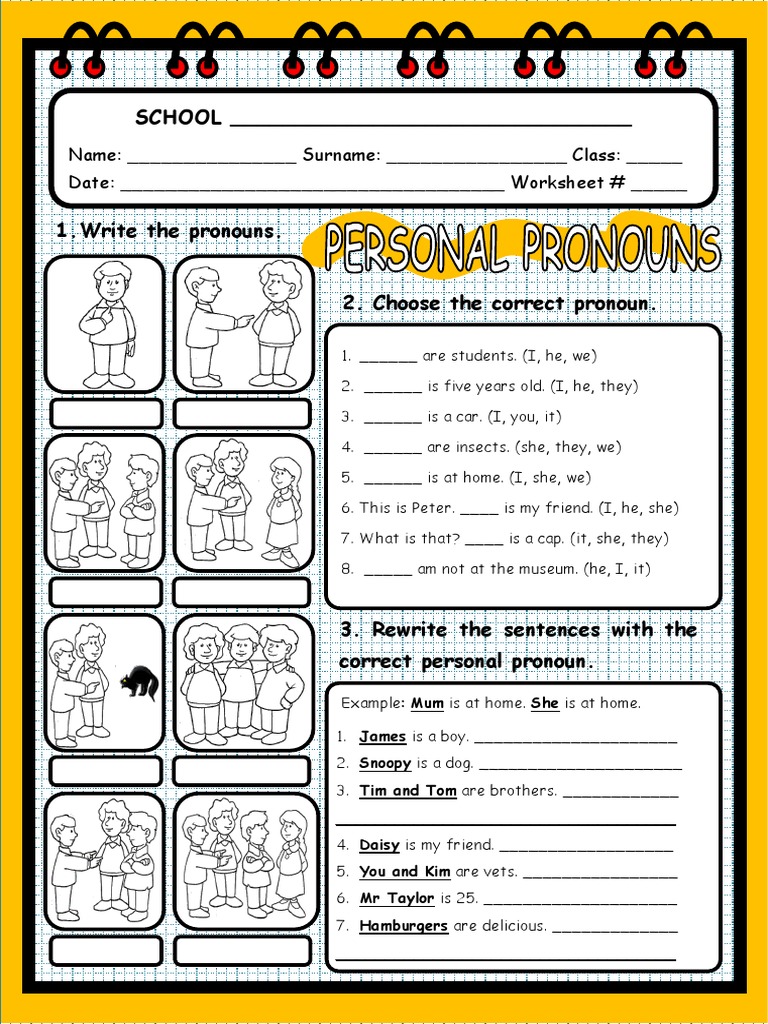 Personal-Pronouns 6th Grade | PDF
