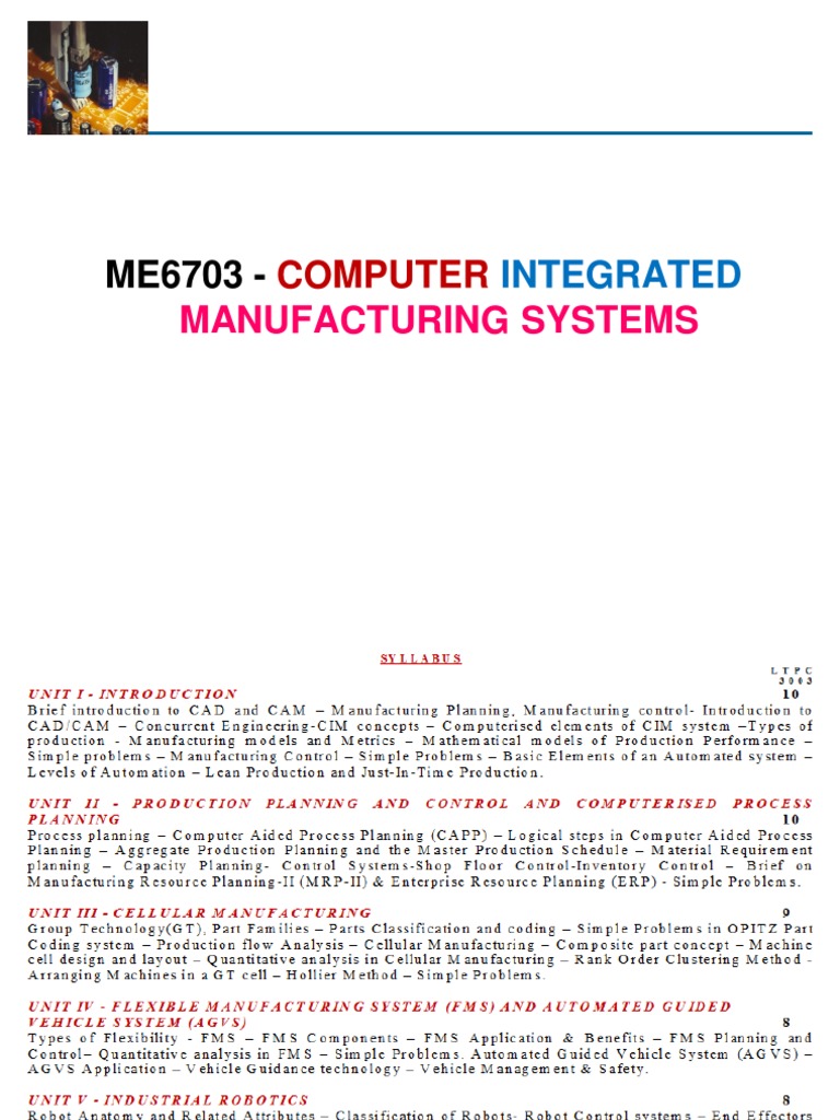 Computer: Manufacturing Systems | PDF | Computer Aided Design | Quantity