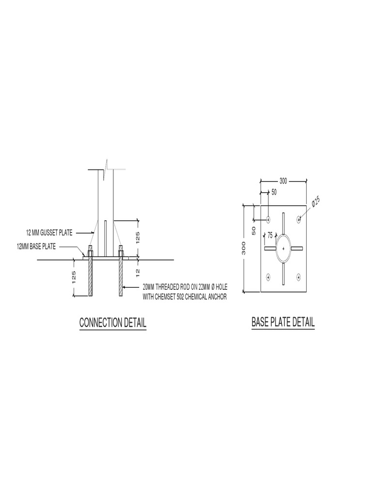 Base Plate Detail | PDF