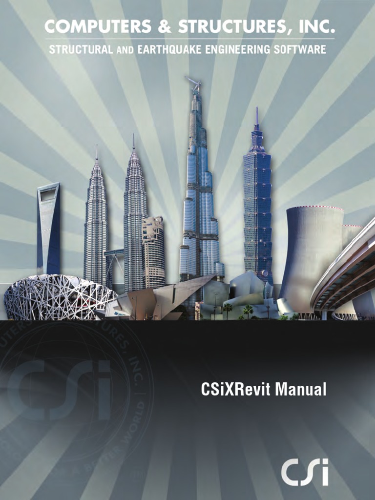 CSIxRevit Manual | PDF | Autodesk Revit | Young's Modulus