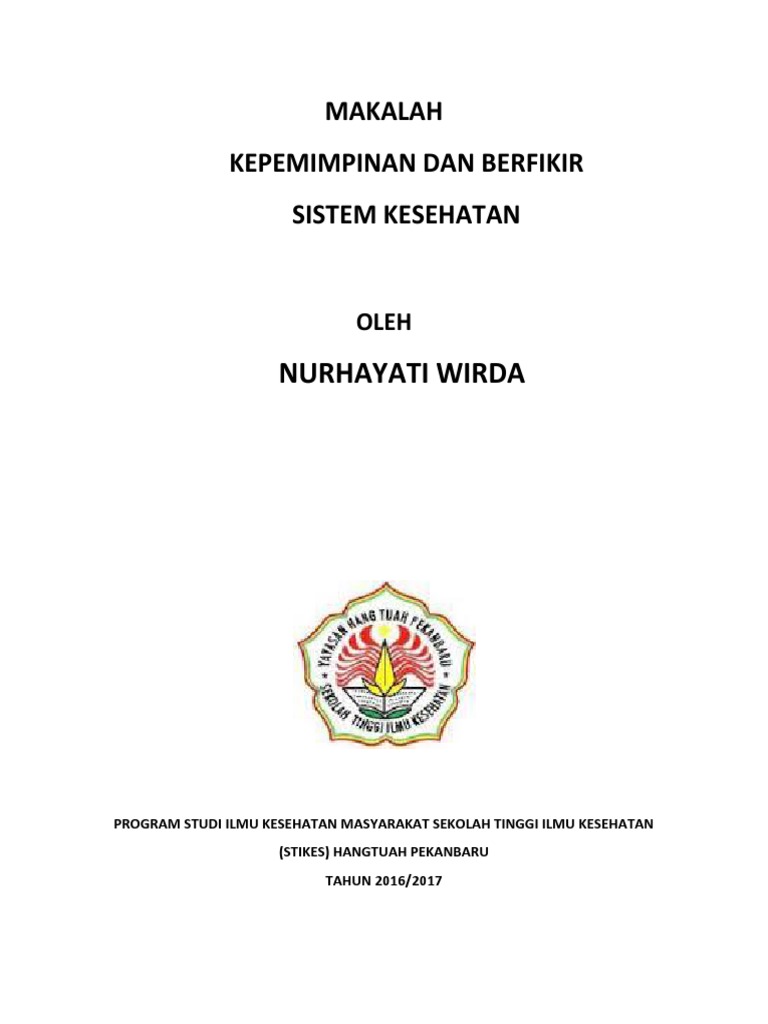 MAKALAH Kepemimpinan Wirda | PDF