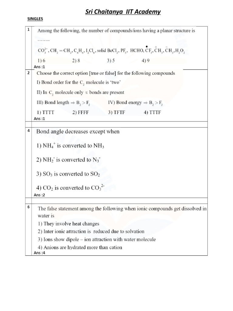 3 Chemical Bonding (CB) | PDF | Molecular Orbital | Chemical Bond