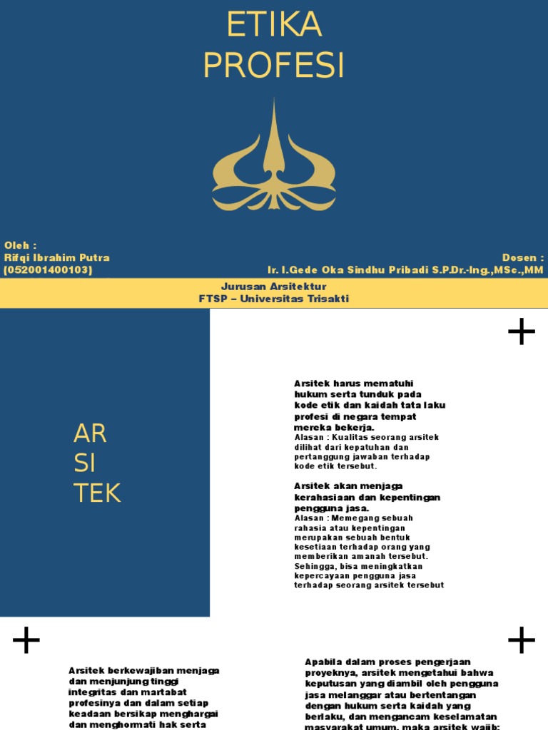 Profesi Arsitektur | PDF