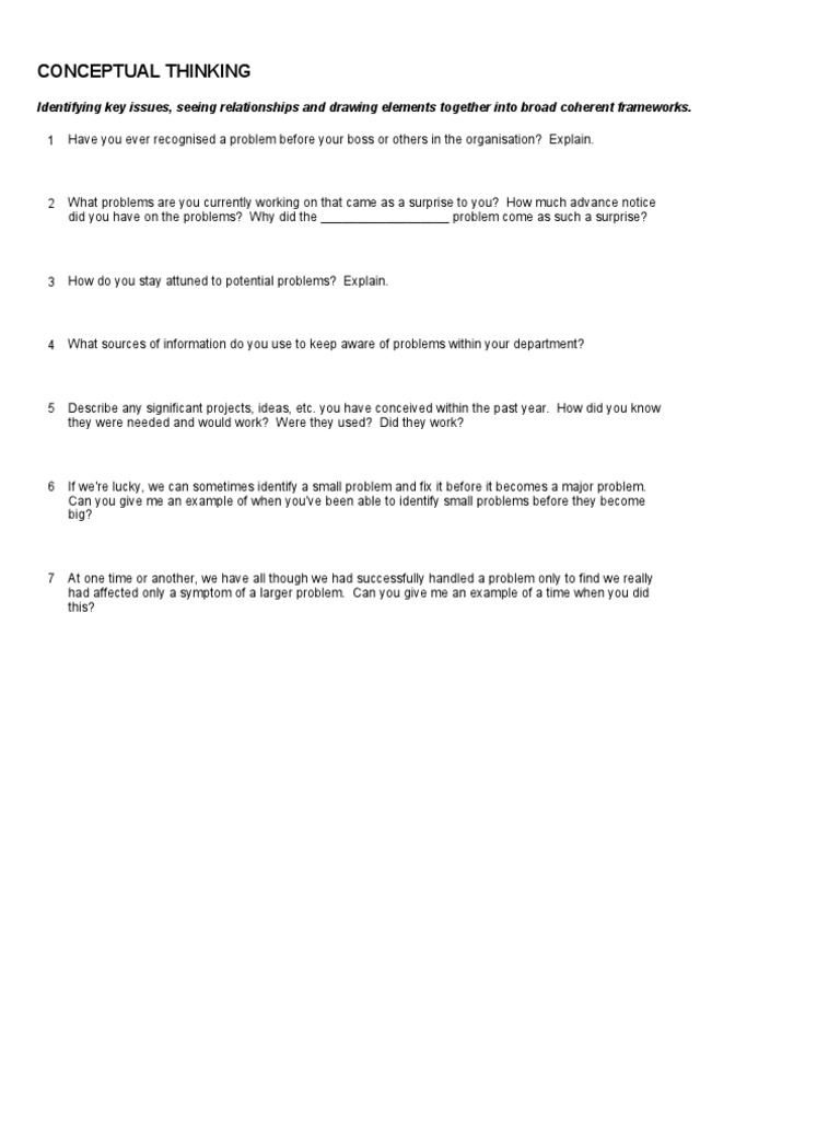 Interview Questions - Management | PDF | Goal | Persuasion