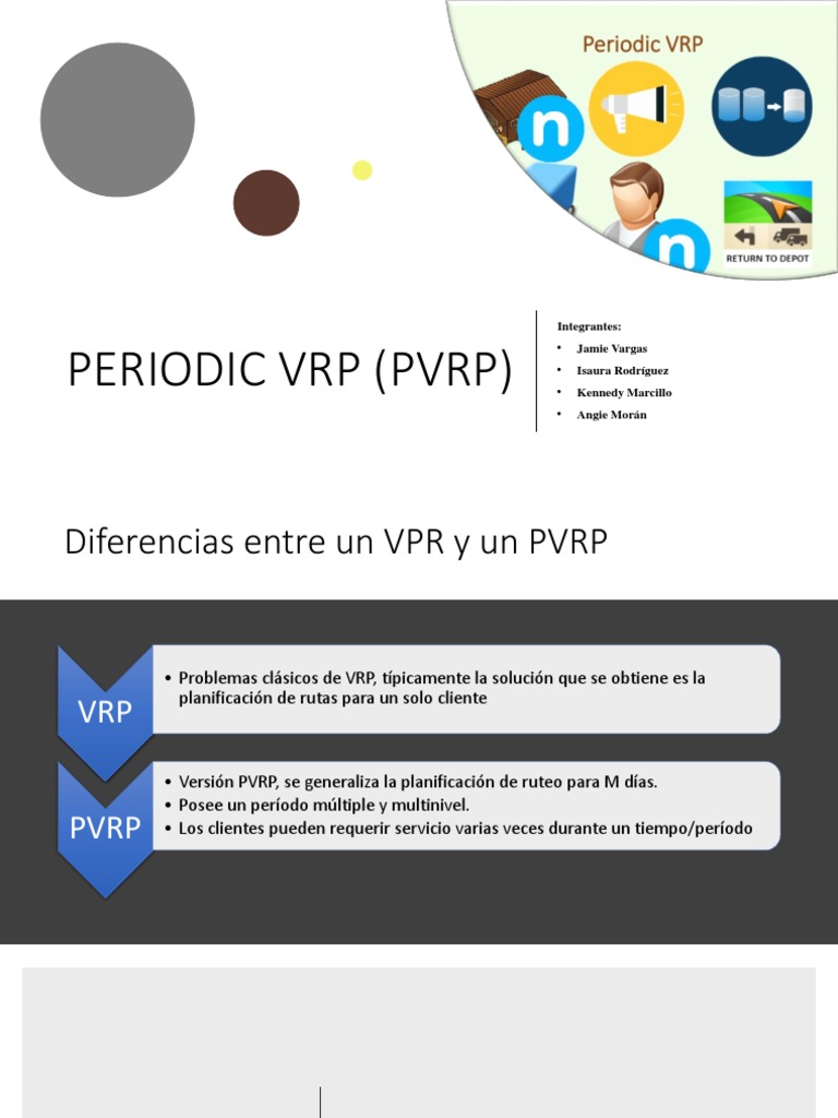 Diferencias entre VRP y PVRP | PDF | Transporte