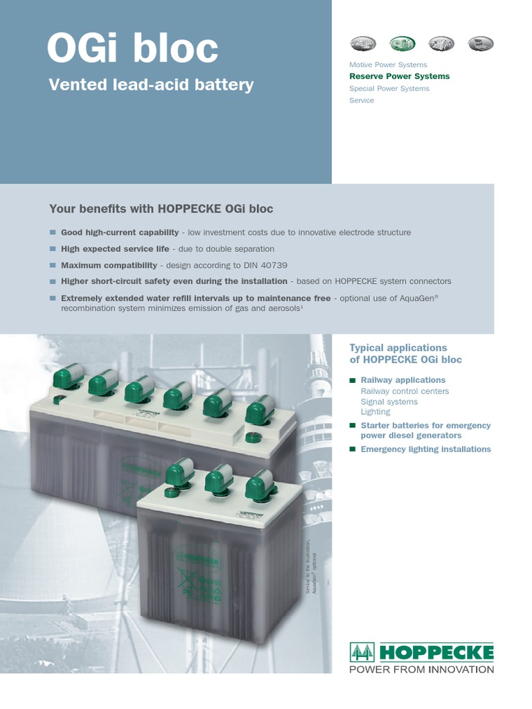 OGi-bloc EN PDF | PDF | Battery (Electricity) | Electrical Engineering