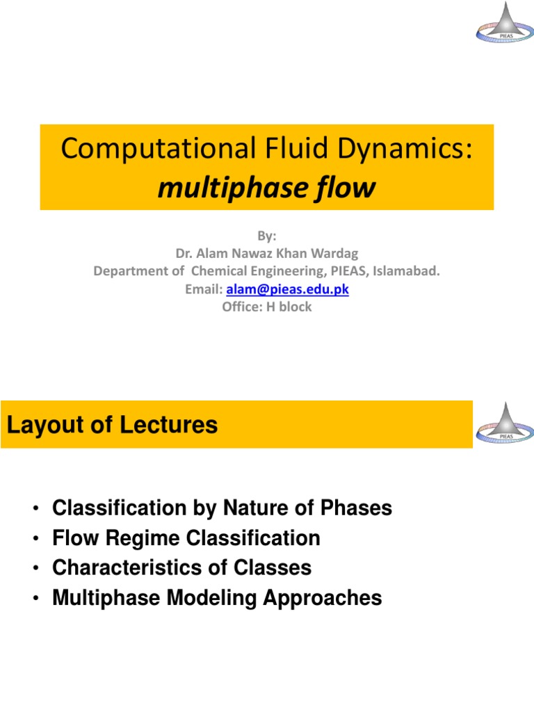 Lectures On CFD Multiphase Flow PDF | PDF | Fluid Dynamics | Computational Fluid Dynamics