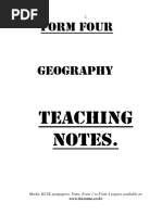Form 1 Geography Simplified Notes | PDF | Atmosphere Of Earth | Atmosphere