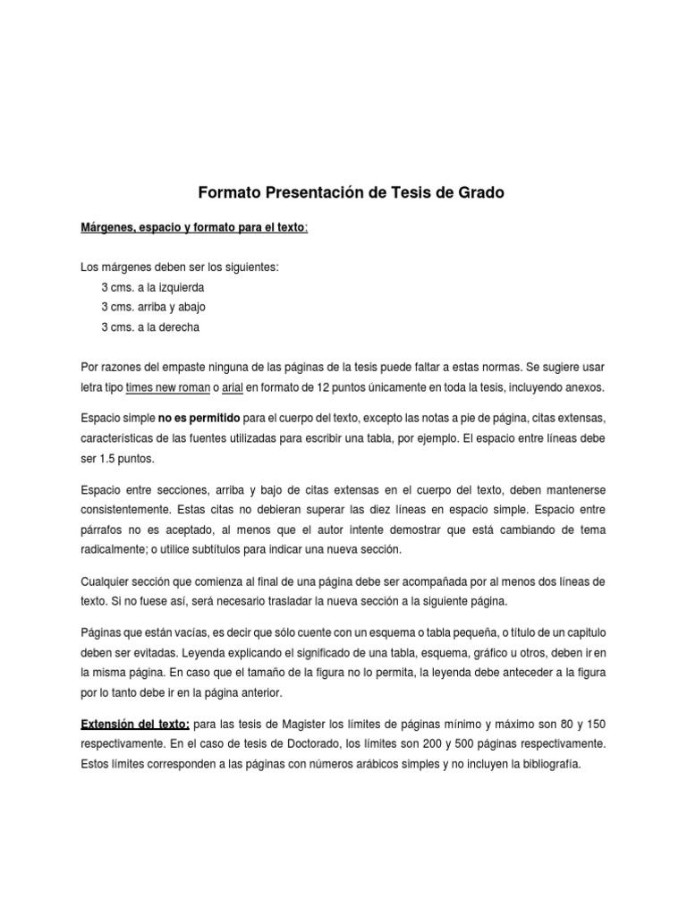 Formato de Tesis | PDF | Bibliografía | Color