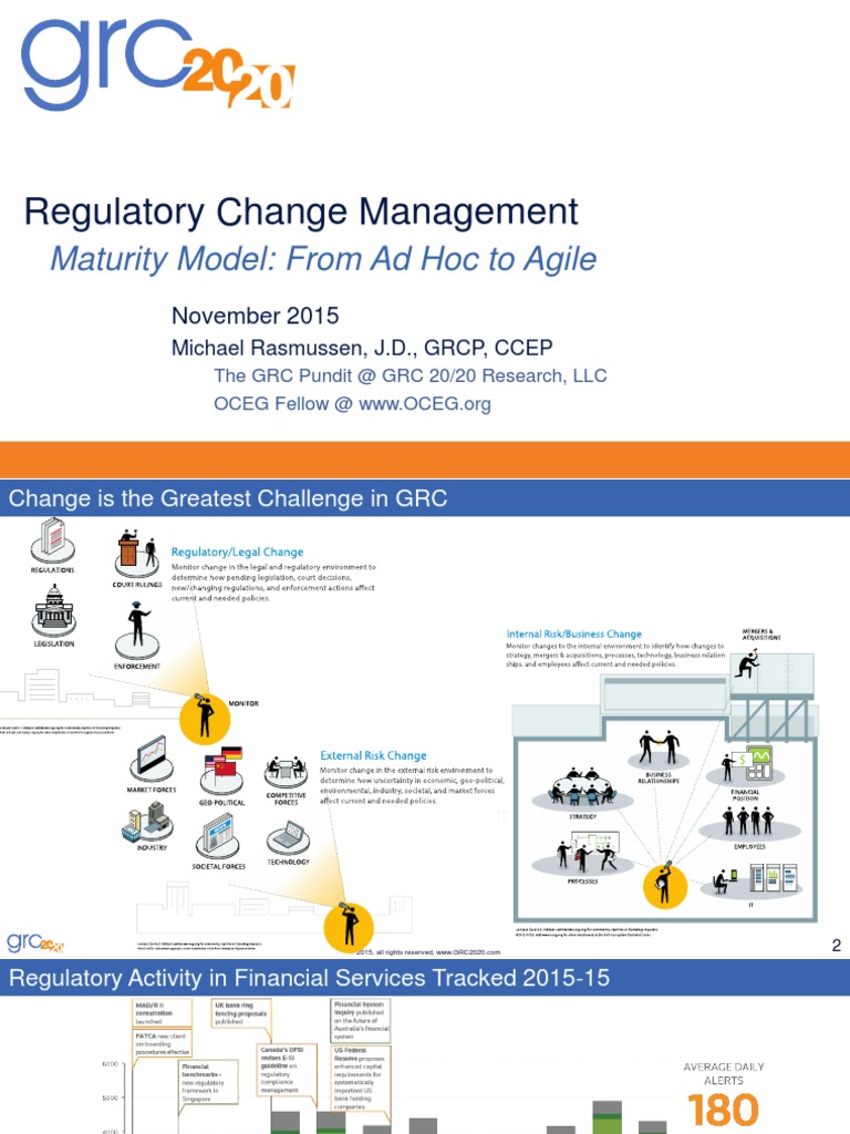 The Agile Organisation GRC in Context of Regulatory Change Michael ...