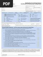 Drivers Application Form For Guyana PDF | PDF | License | Driving