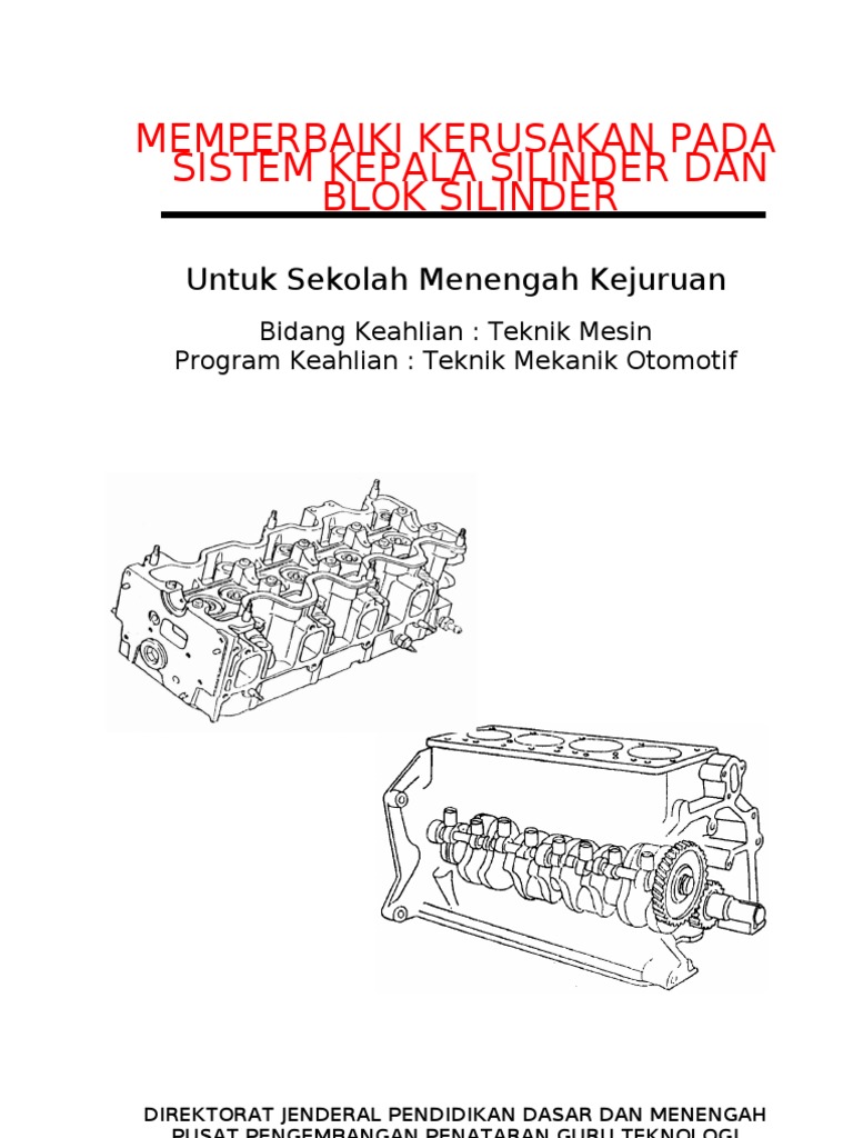 Sistem Kepala Silinder Dan Blok Silinder | PDF