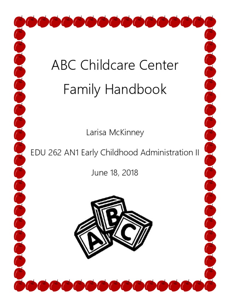 Family Handbook | PDF | Child Care | Relationships