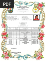 Sample-Class Program and Teachers Program | PDF | Educational ...