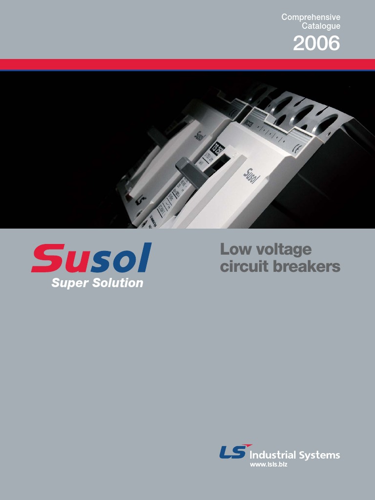 Catalog Susol MCCB | PDF | High Voltage | Switch