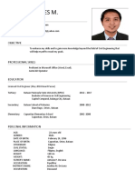 Sample Resume For OJT | PDF