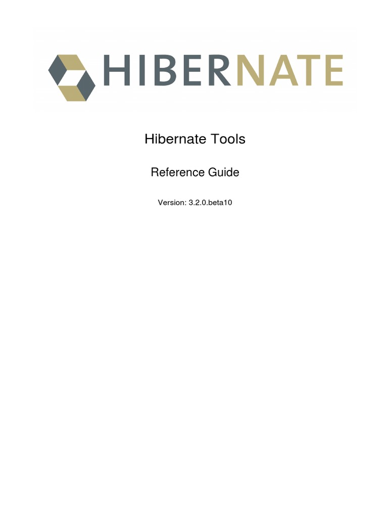 Hibernate Tools: Reference Guide | PDF | Xml | Eclipse (Software)