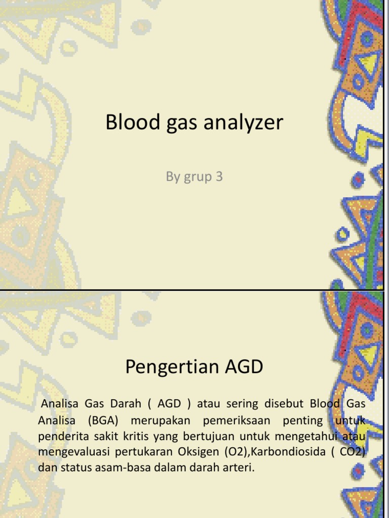 Blood Gas Analyzer | PDF