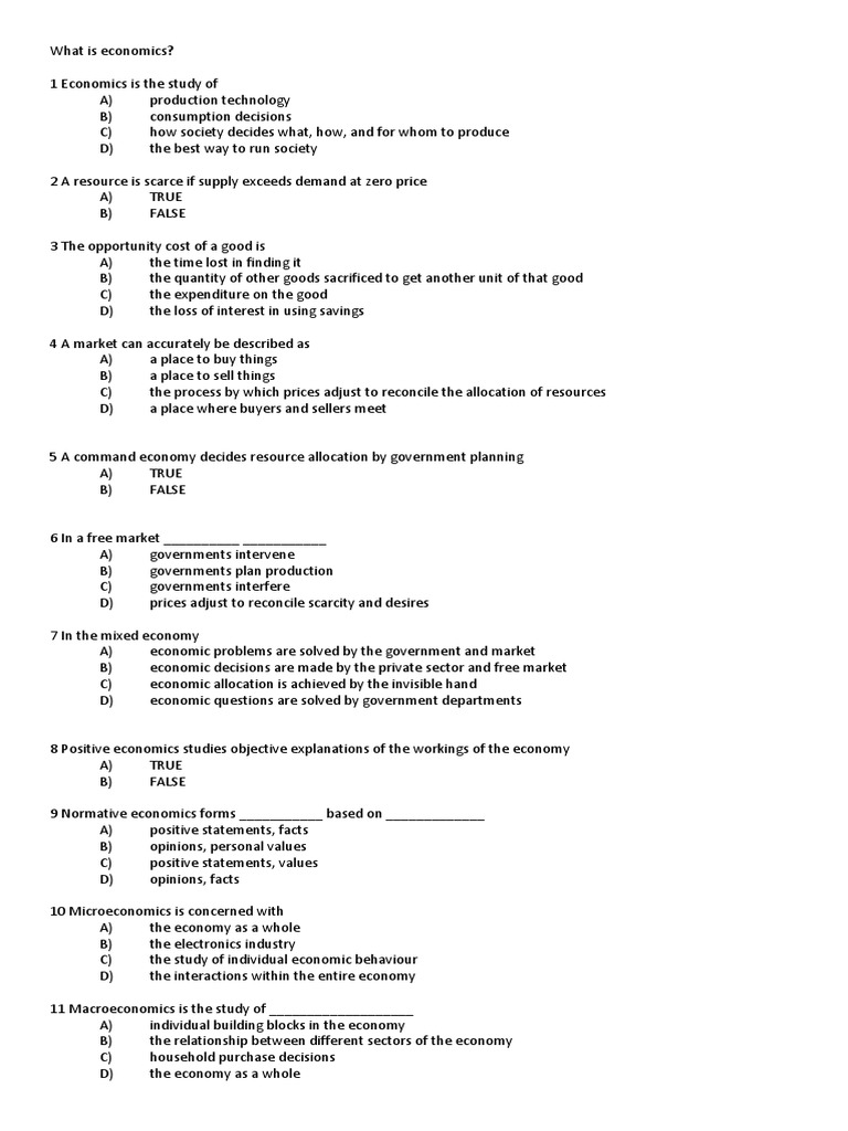 Foundations of Economics Explained | PDF | Average Cost | Monopoly