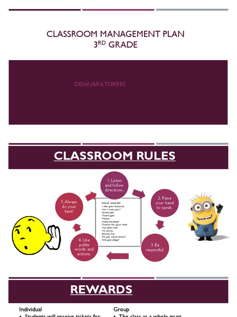 Classroom Management Plan PDF | PDF | Classroom Management | Psychology