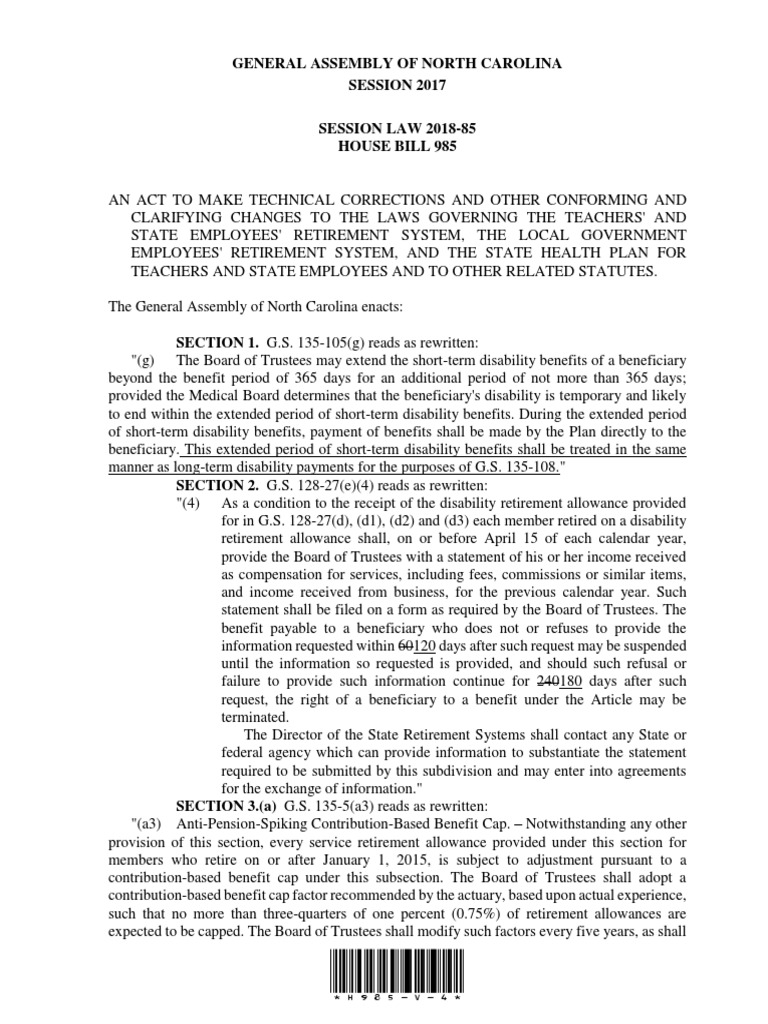 Retirement System Changes | PDF | Retirement | Revenue