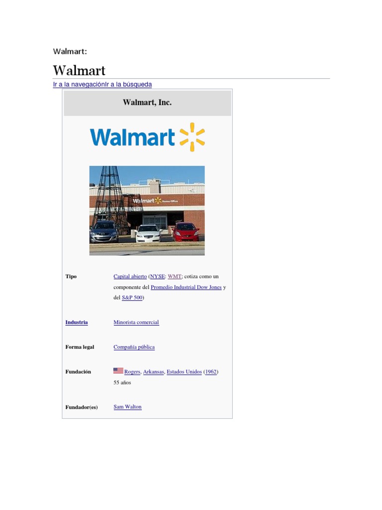Walmart | PDF | Walmart | Empresas